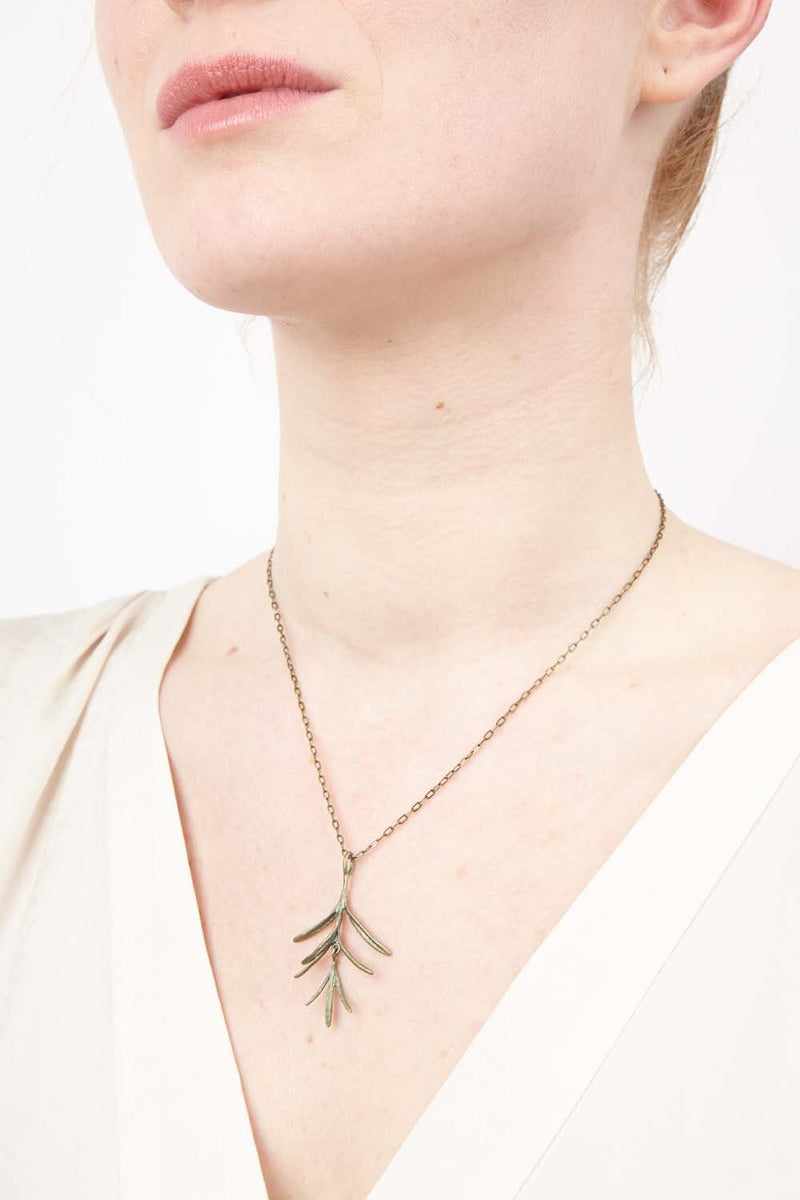 Petite Herb - Rosemary Pendant – Michael Michaud US